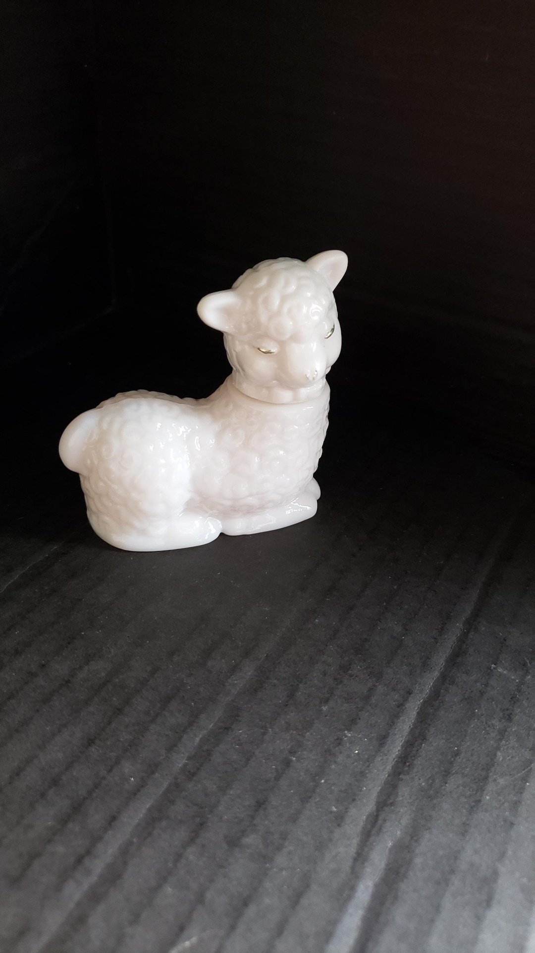 Vintage Avon Little Lamb Topaz Cologne Milk Glass Bottle 1970's - Etsy