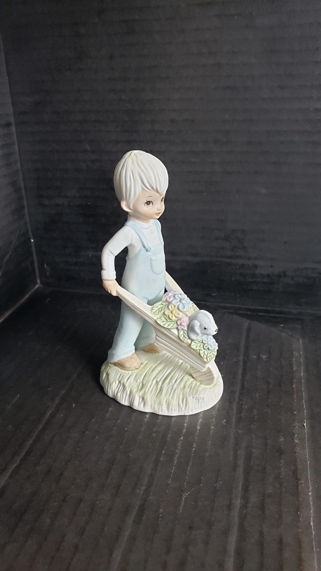 Vintage Lefton the Christopher Collection Boy With Puppy Figurine 5" No ...