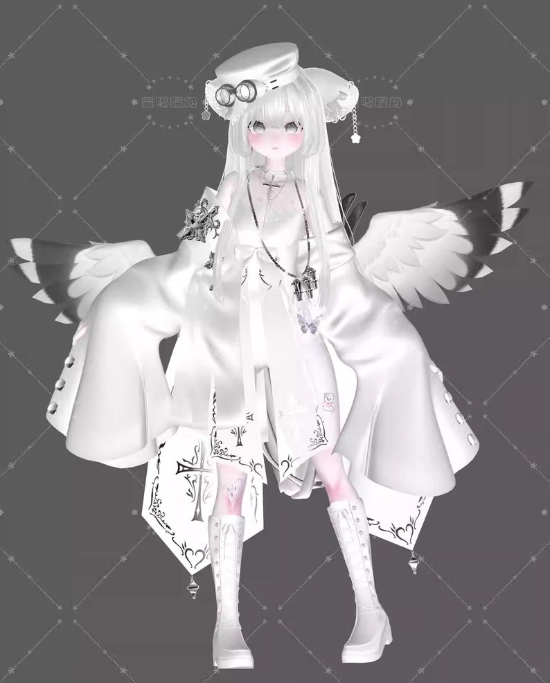 Vrchat Avatar Vrchat Model 30 Retexture Karin 2 Dp Etsyde