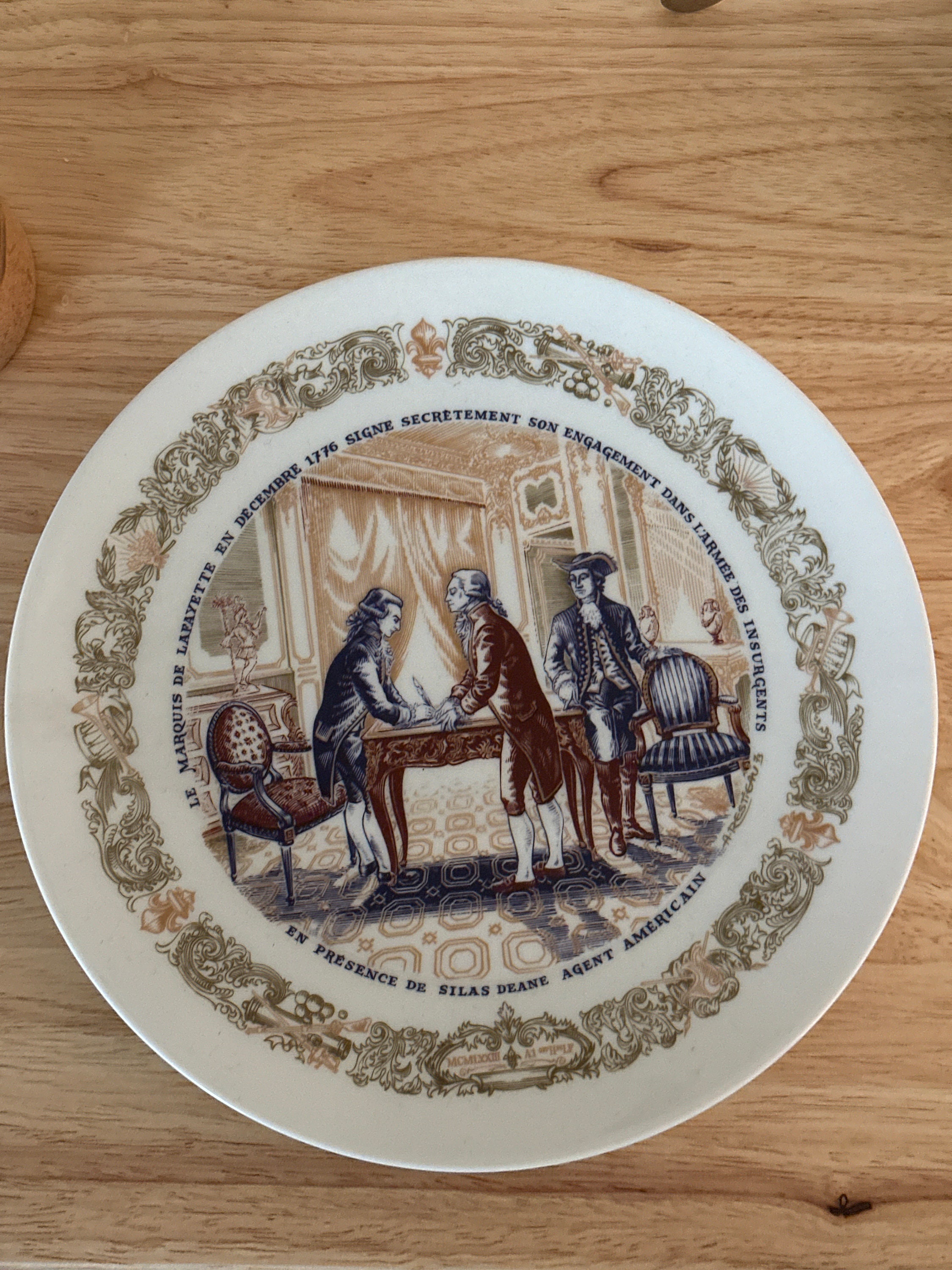 Vintage LE Marquis DE Lafayette 1776 Signe Secreteme Collector -en ...