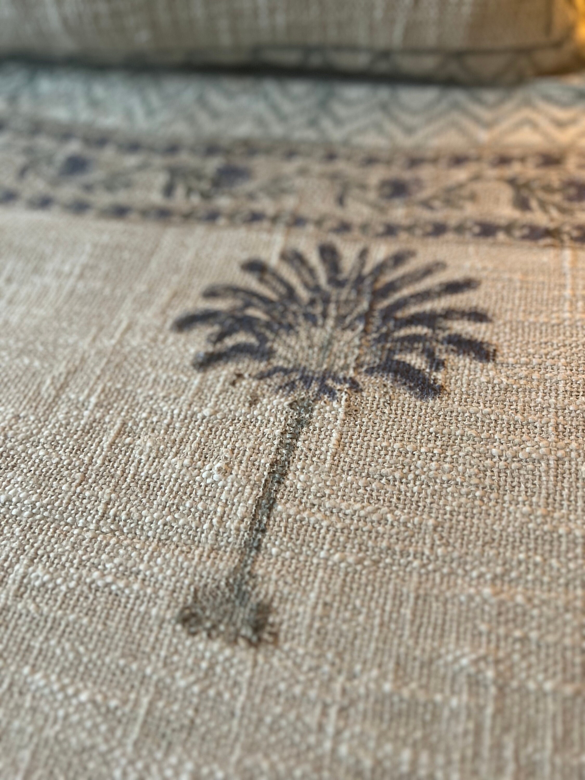 Cotton Jute Bedspread With Matching Pillows - Etsy