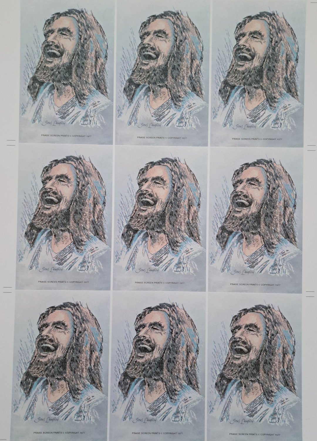 Jesus Laughing Pocket Prayer Cards 9 Cards Printed on Card Stock You ...