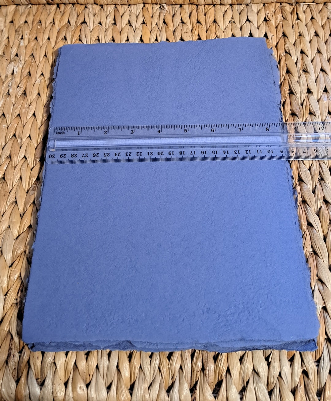 Home Made Navey Blue Paper Set of 12 8.5" X 11" Recycled - Etsy