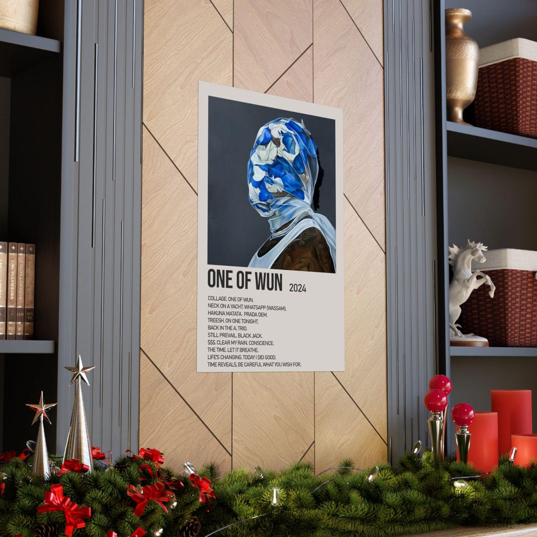 GUNNA Rapper Vertical Poster, Matte Wall Art, Music Fan Decor, Hip Hop ...