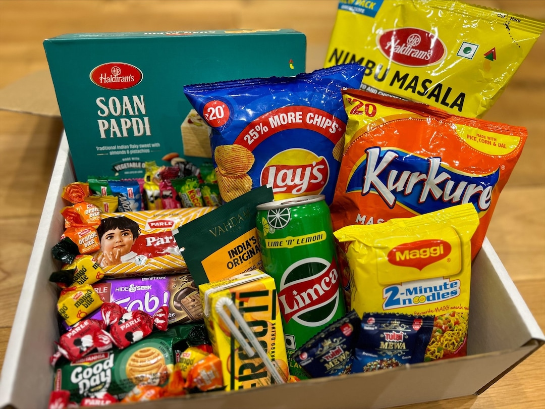 Indian Sweet & Savoury Snack Assortment Box - Etsy