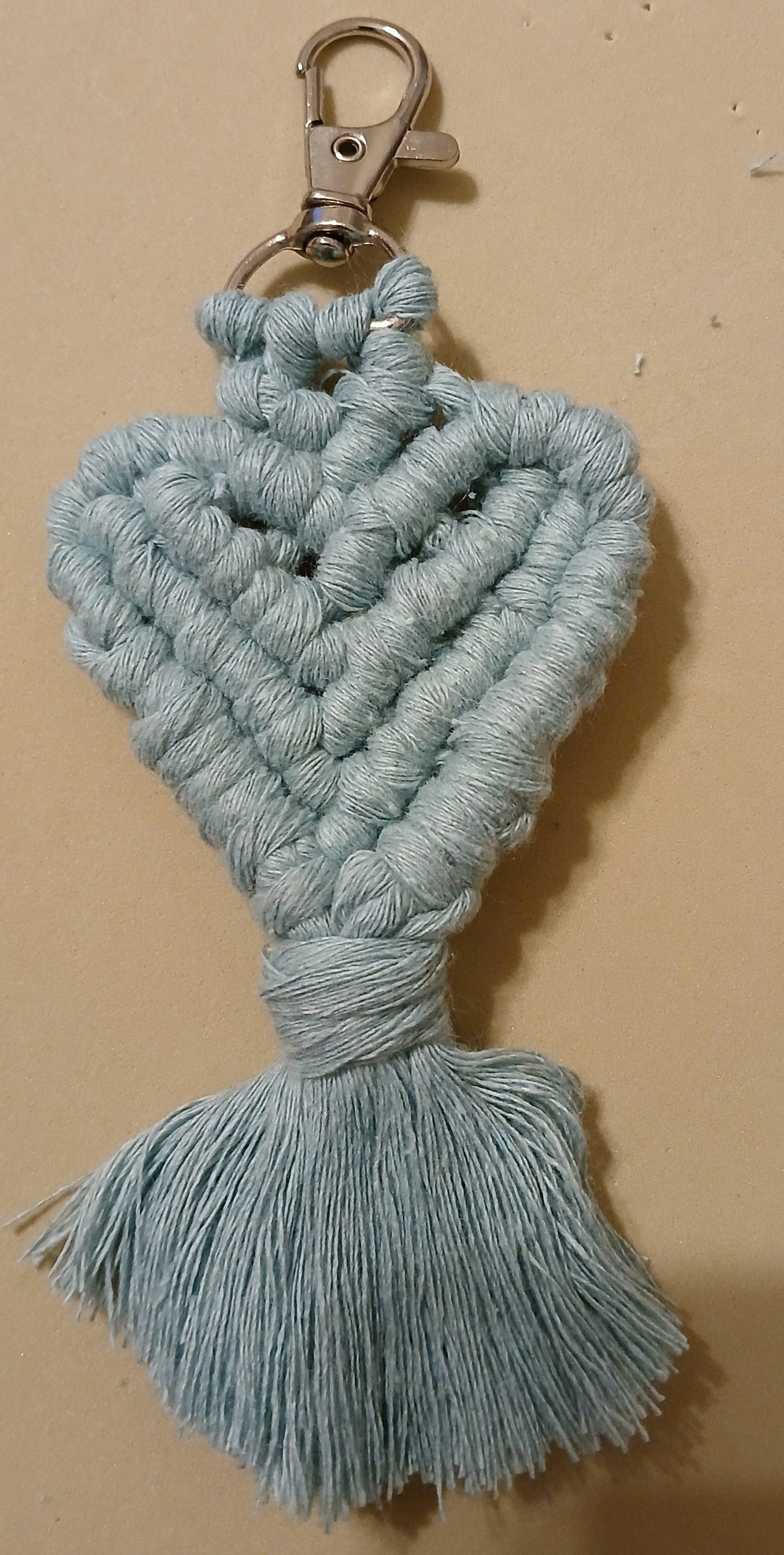Macrame Key Chain - Etsy