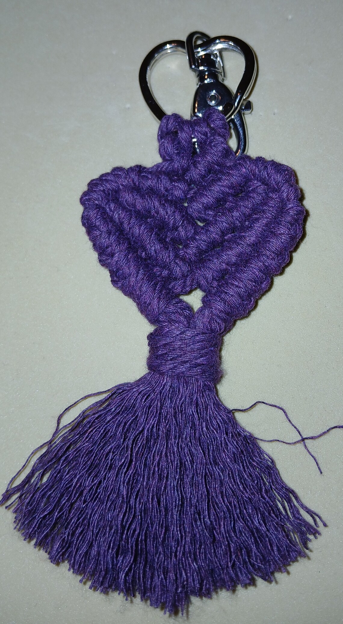 Macrame Key Chain - Etsy