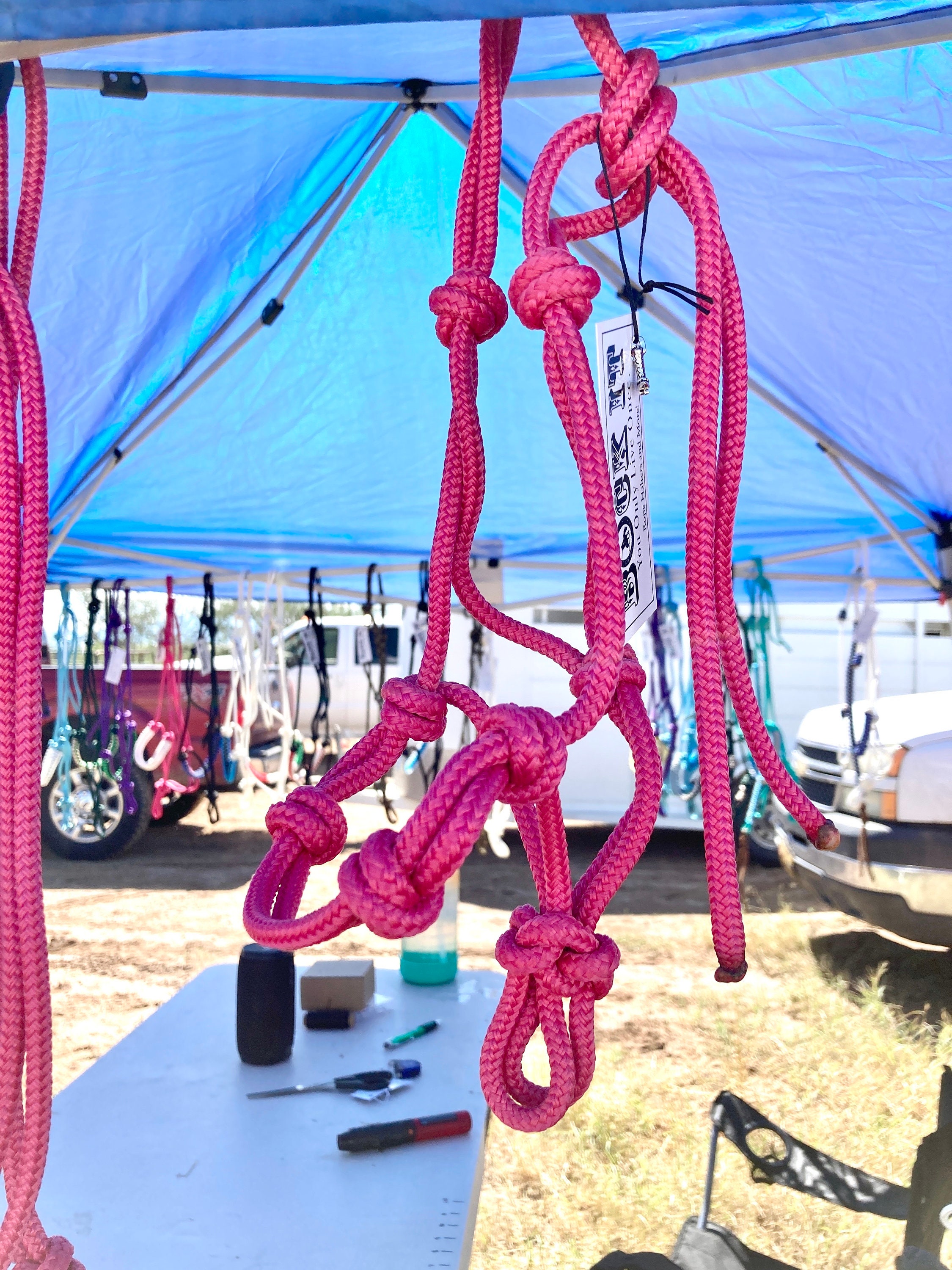 4-knot Rope Halter Only Assorted Colors Newborn/foal/mini/yearling ...