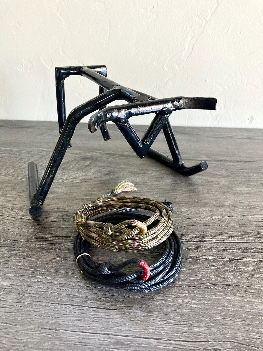 Mini Roping Dummy - All Metal - Table Roping Dummy With Paracord Lariat ...