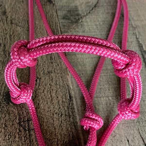4-knot Rope Halter Only - Assorted Colors - Newborn/foal/mini/yearling ...