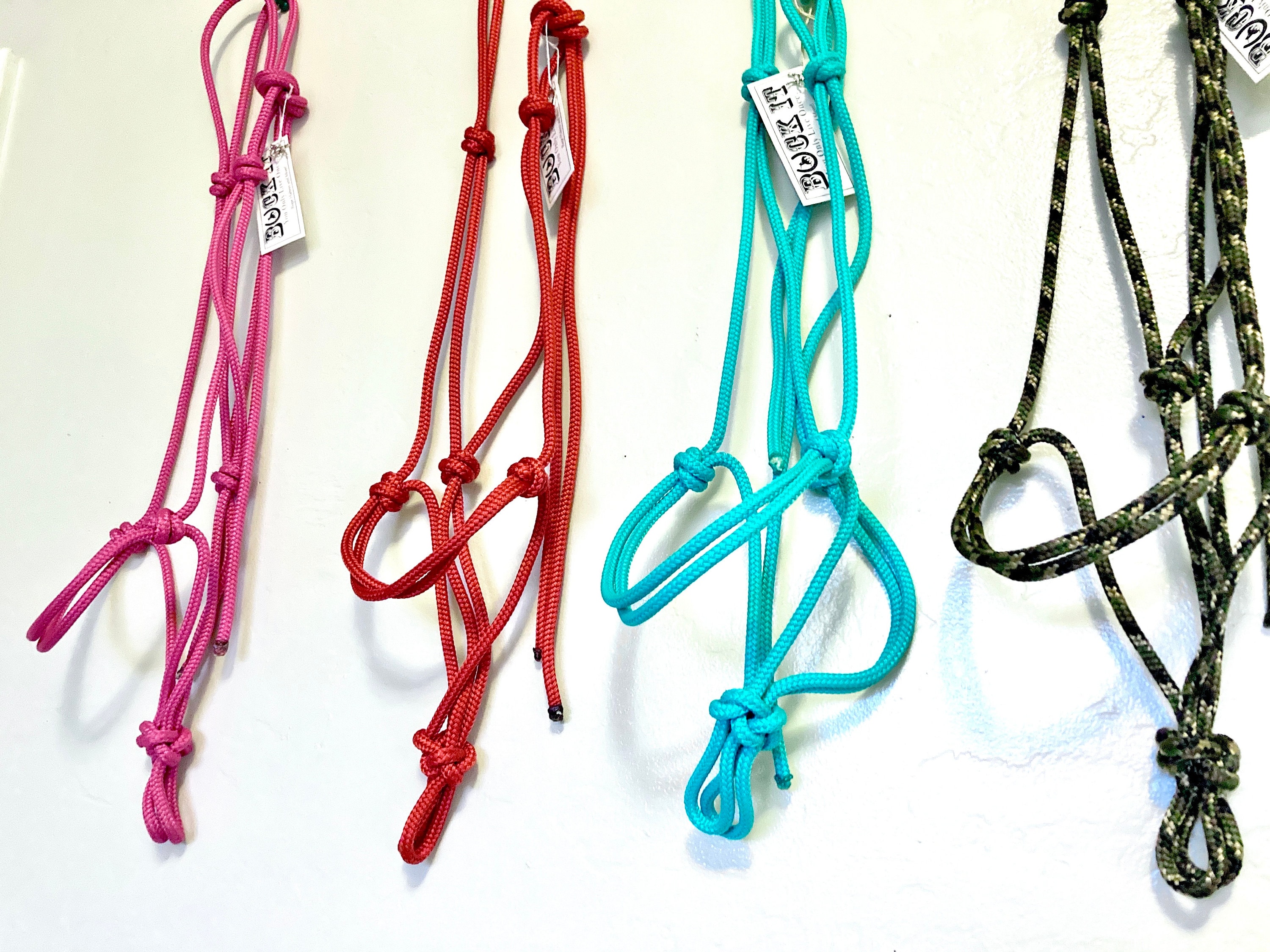 2knot Rope Halter Only Assorted Colors Newborn/foal/mini/yearling ...