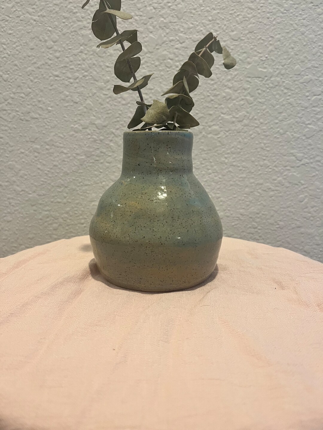 Blue Clay Vase - Etsy