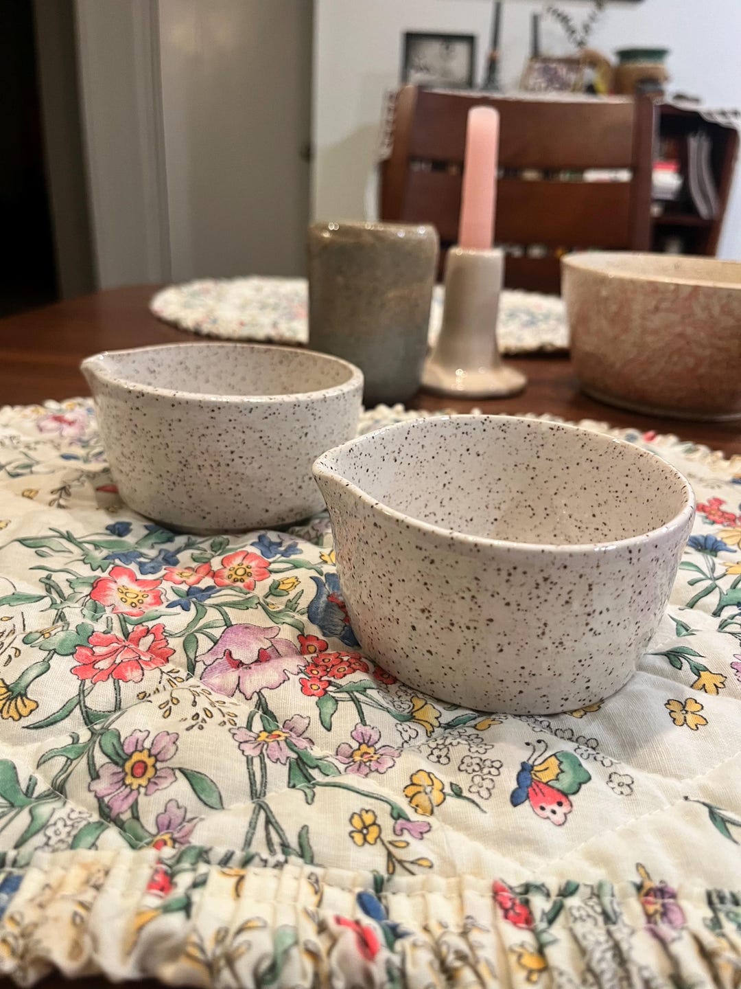 Small Speckled Matcha Bowls - Etsy