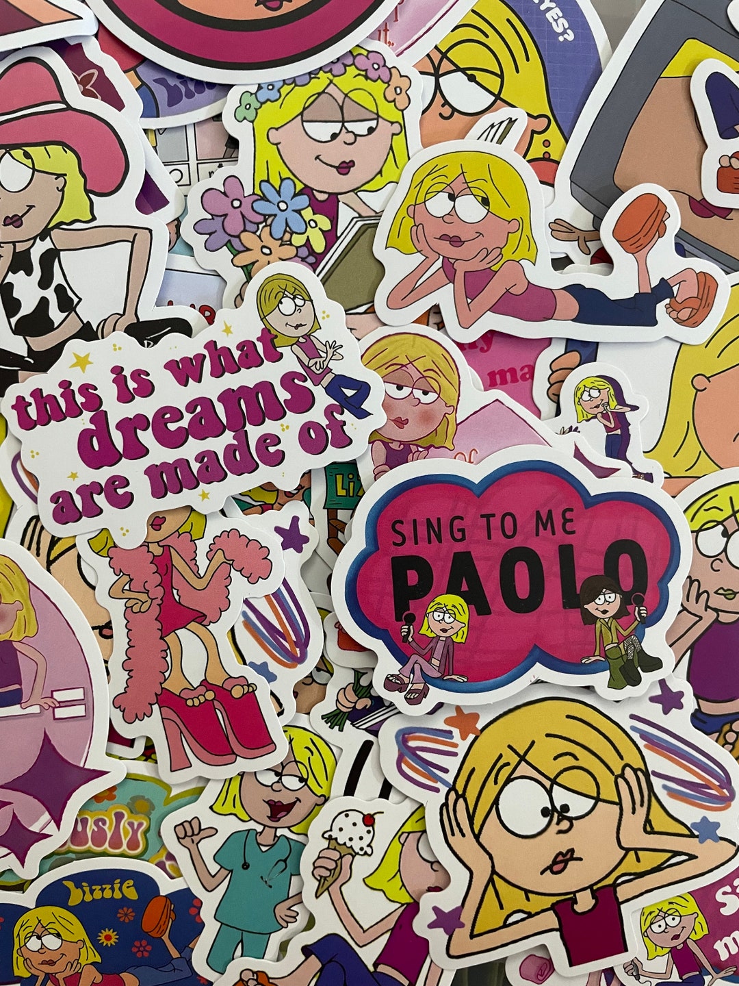 Lizzie Mcguire Inspired Stickers Set of 10 Random 2000s - Etsy
