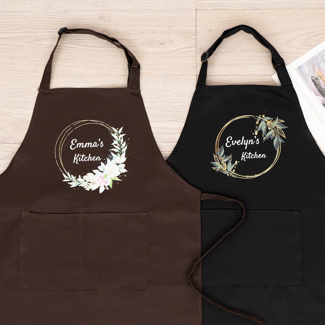 Personalized Name Apron for Kids, Kids Art Smock, Custom Cooking Apron ...