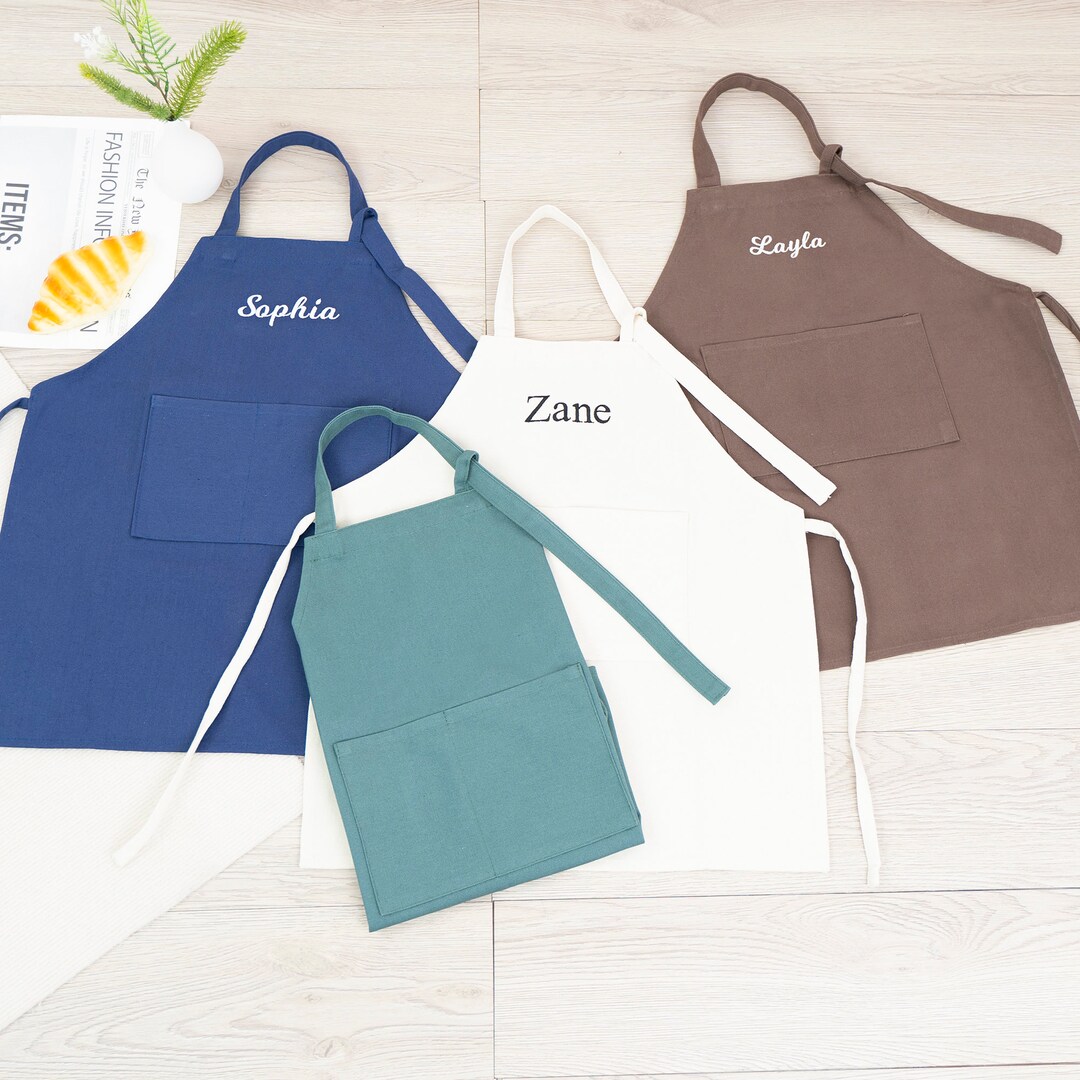 Personalized Kids Apron, Cooking Kitchen Gift, School Gift, Student ...