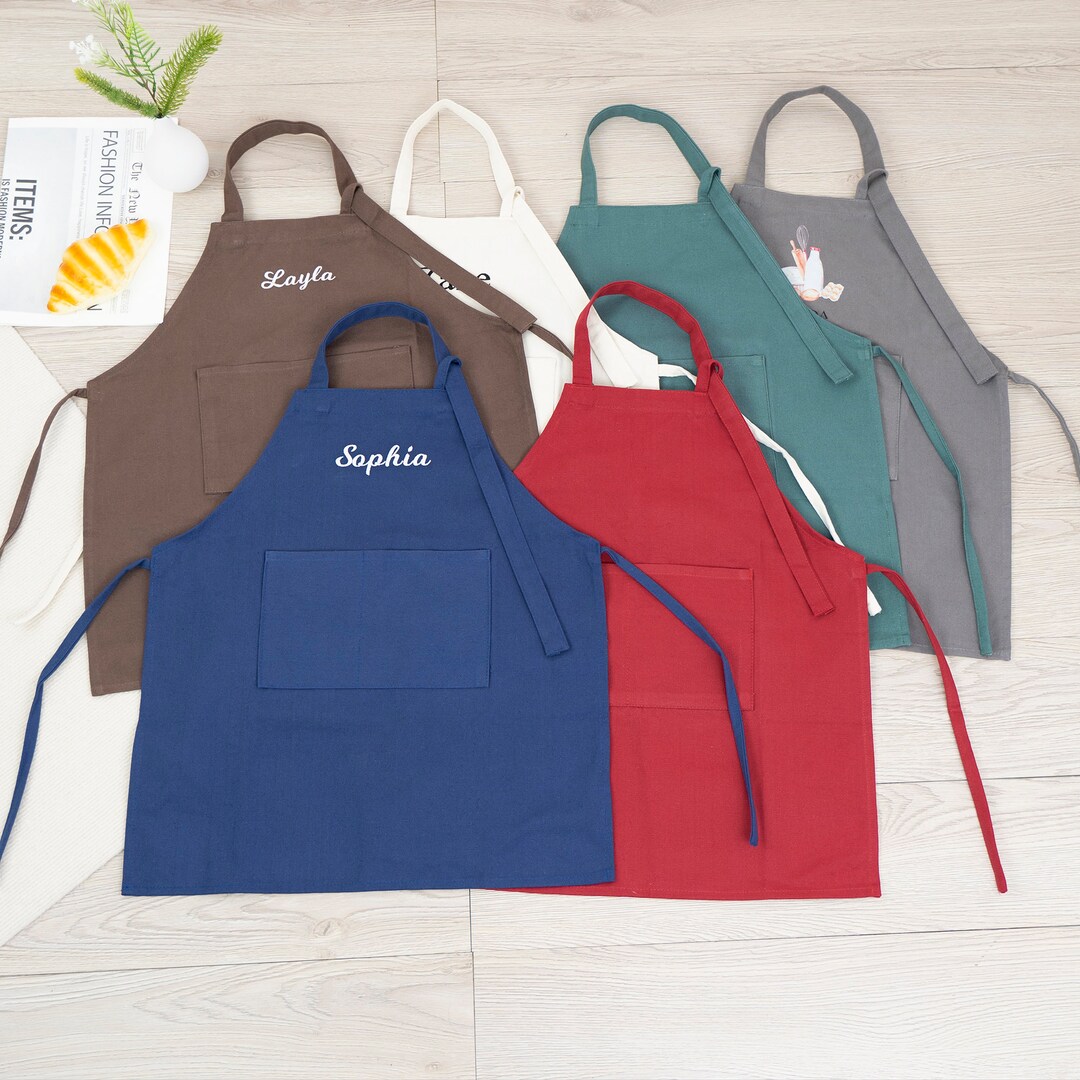 Personalized Kids Apron, Cooking Kitchen Gift, School Gift, Student ...