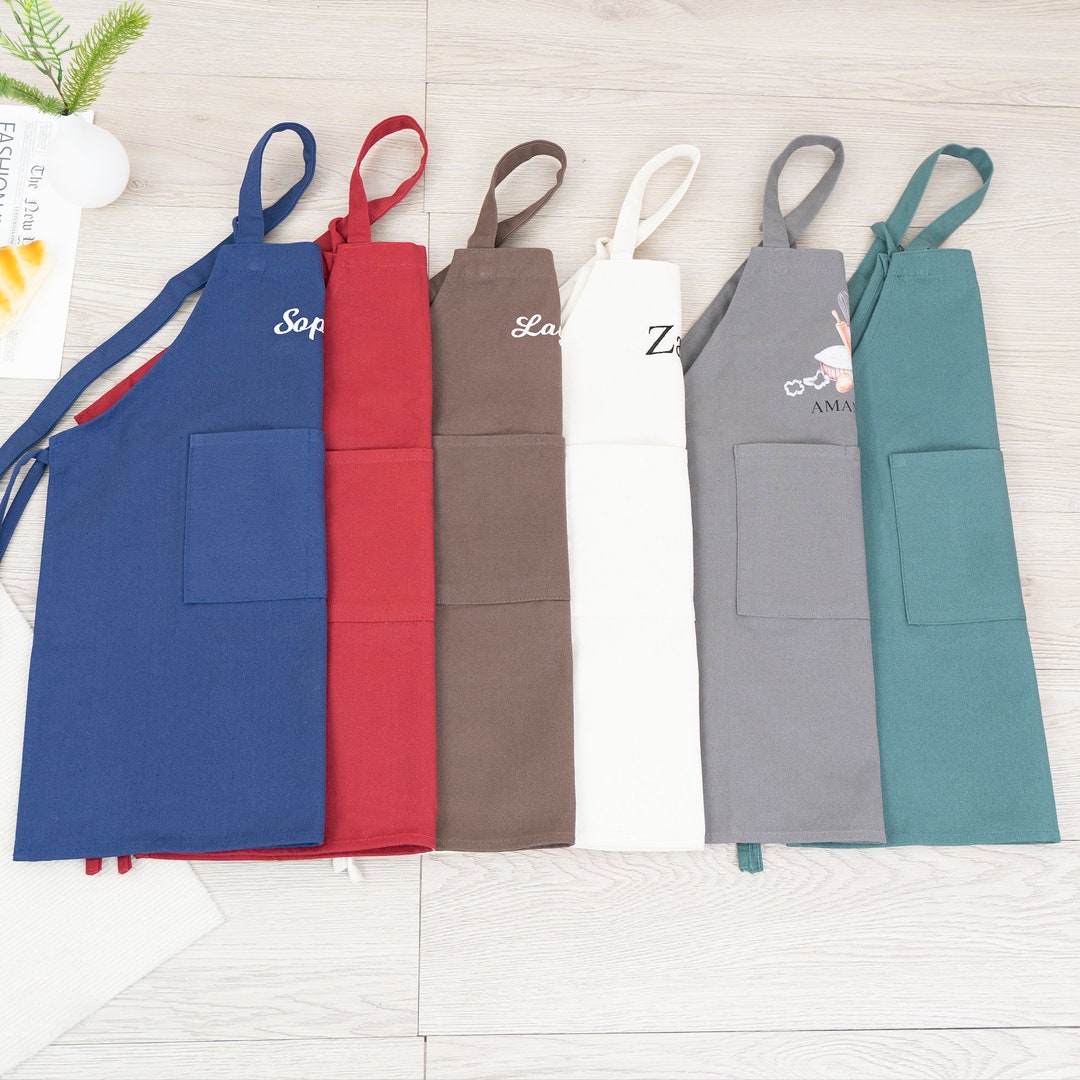 Personalized Kids Apron, Cooking Kitchen Gift, School Gift, Student ...