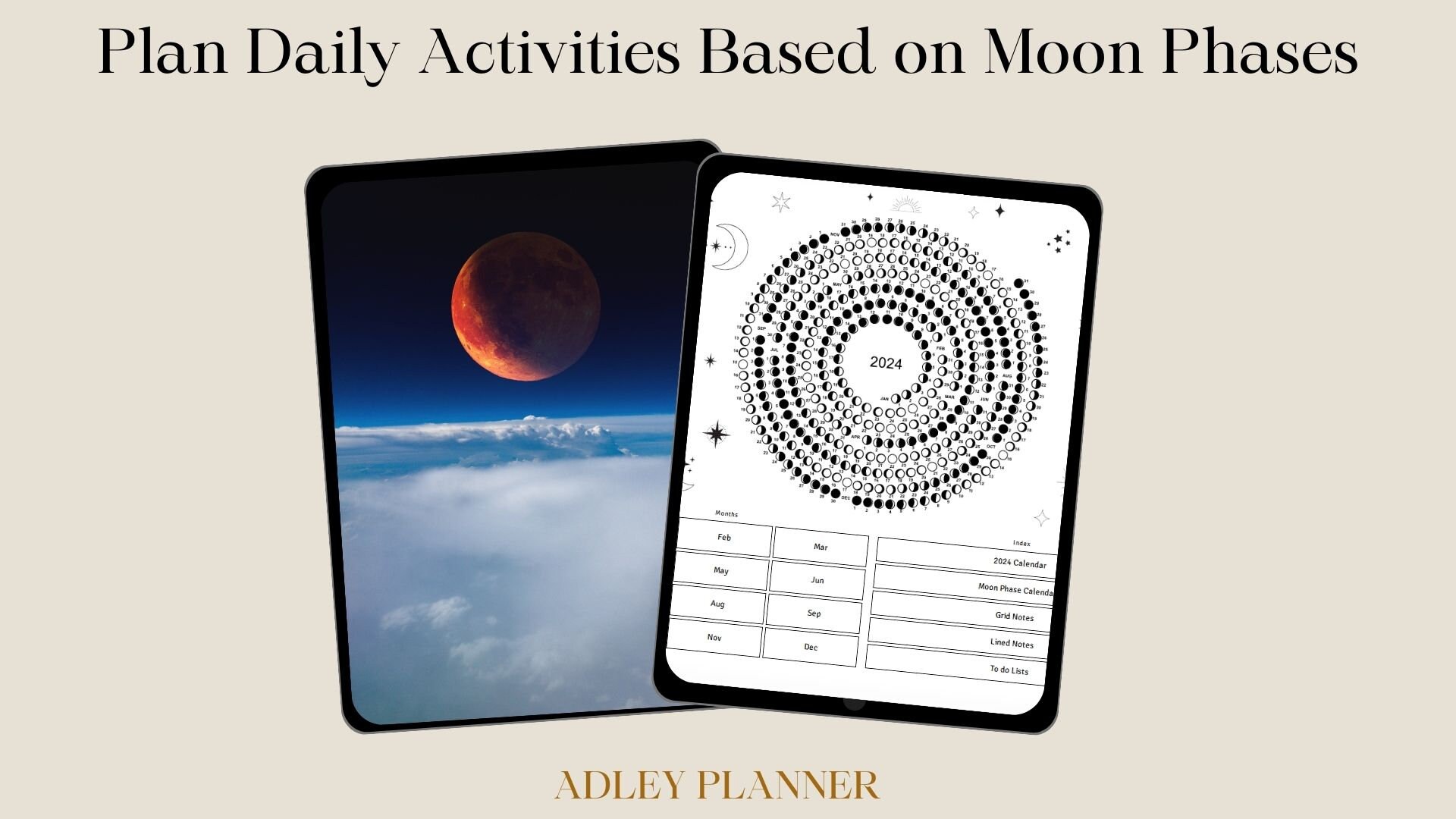 Moon Magic 2024 Grimoire Pages Digital Planner Planning for iPad and ...
