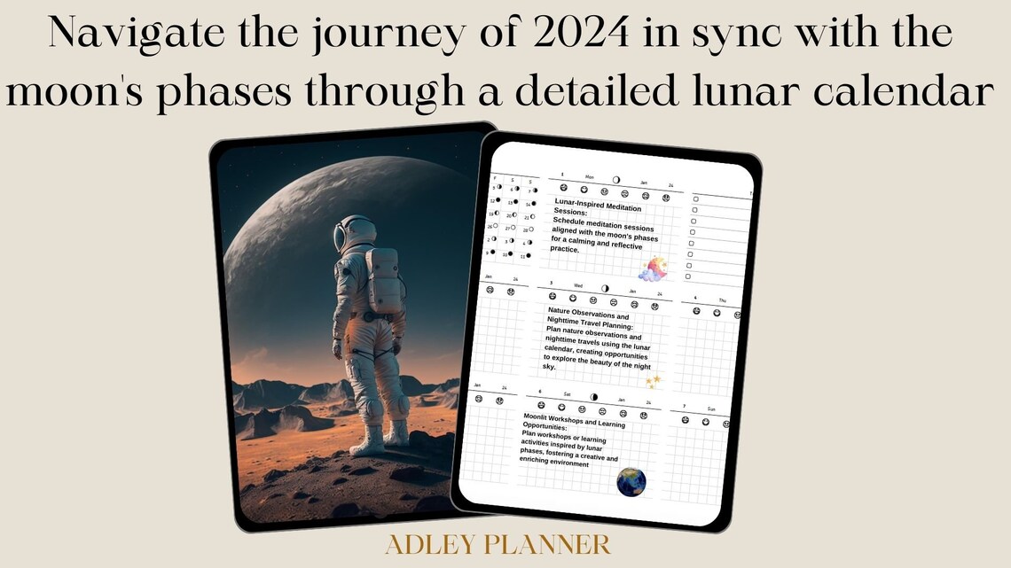 Moon Magic 2024 Grimoire Pages Digital Planner Planning for iPad and ...
