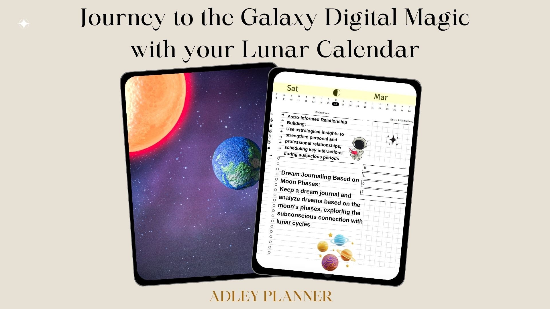 Moon Magic 2024 Grimoire Pages Digital Planner Planning for iPad and ...