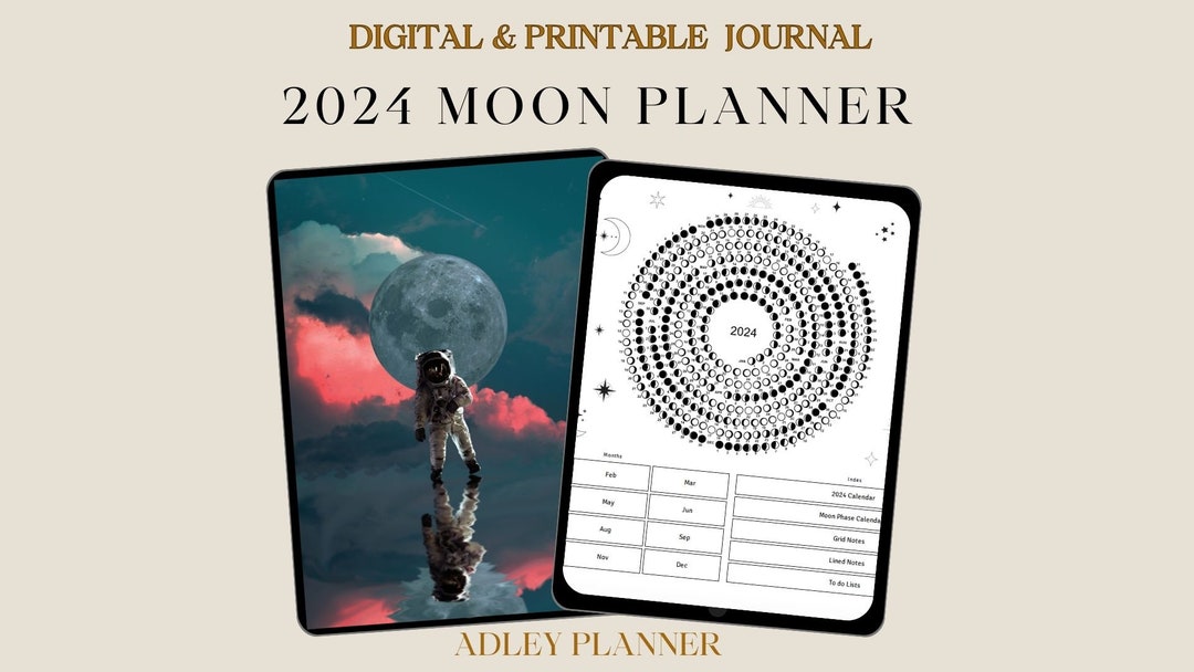 Moon Magic 2024 Grimoire Pages Digital Planner Planning for iPad and ...