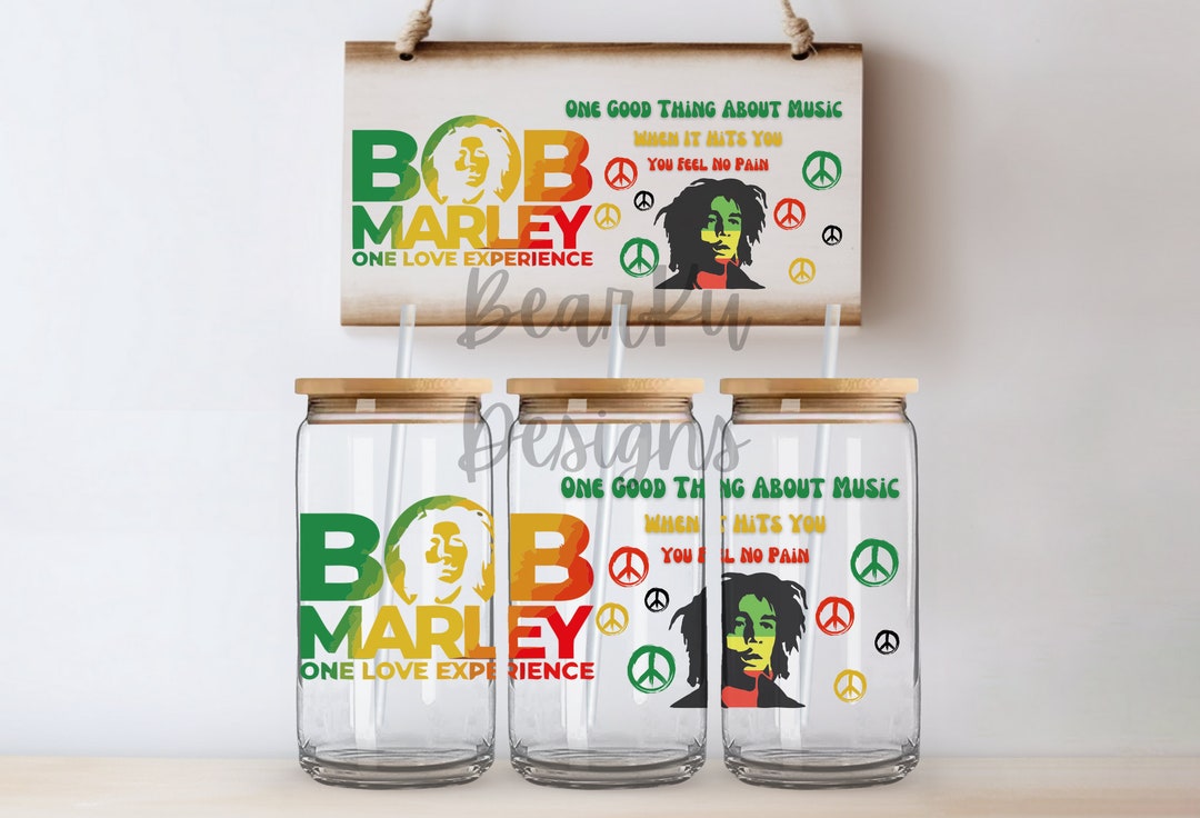 Bob Marley Libby Glass Cup 16oz - Etsy