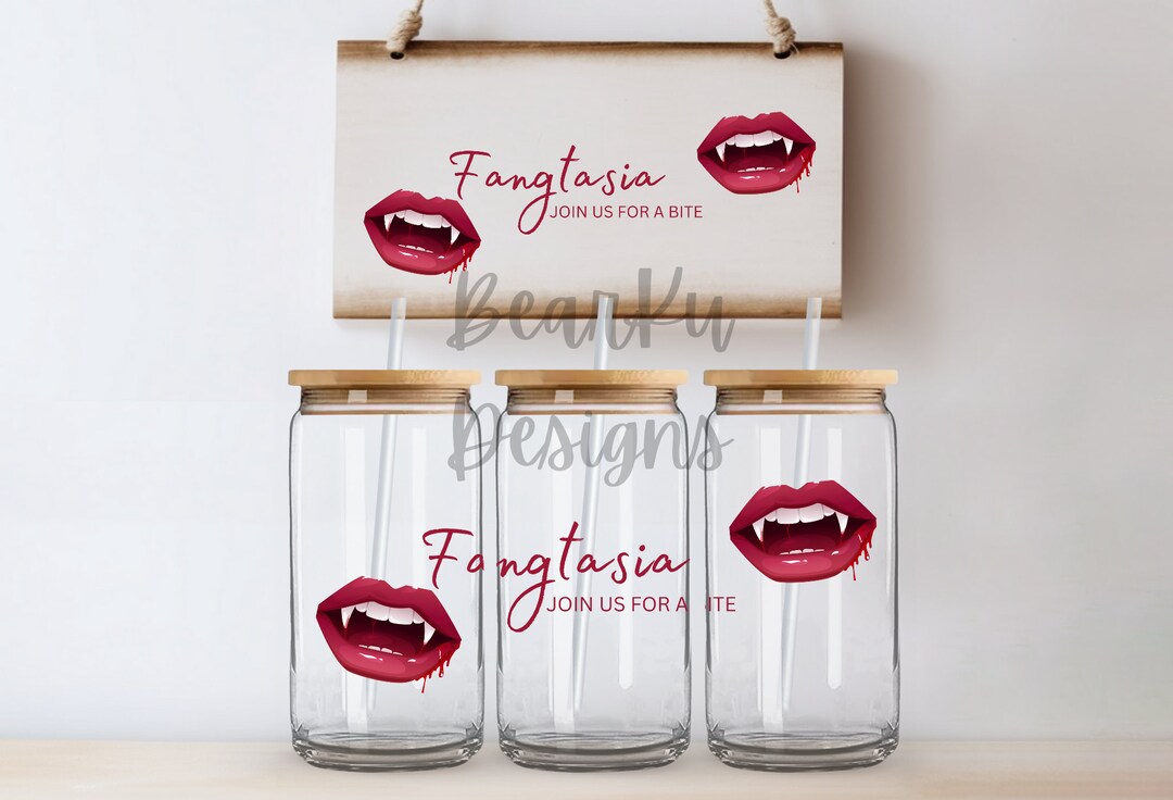 True Blood Libby Glass Cup Wrap 16oz - Etsy