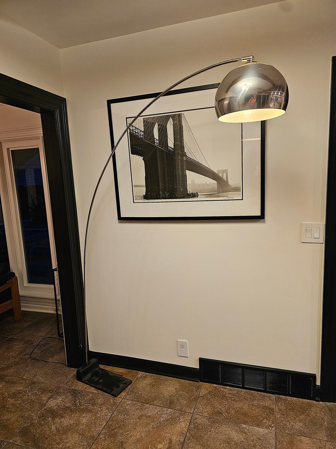 Mid Century Modern Arc Floor Lamp - Etsy