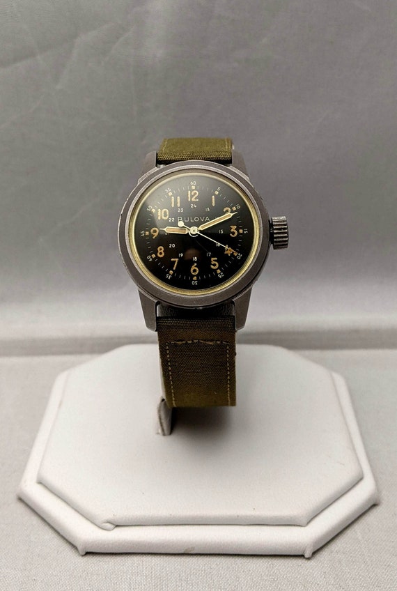 1958 Bulova Military Issue A-17A Hacking Watch - Gem