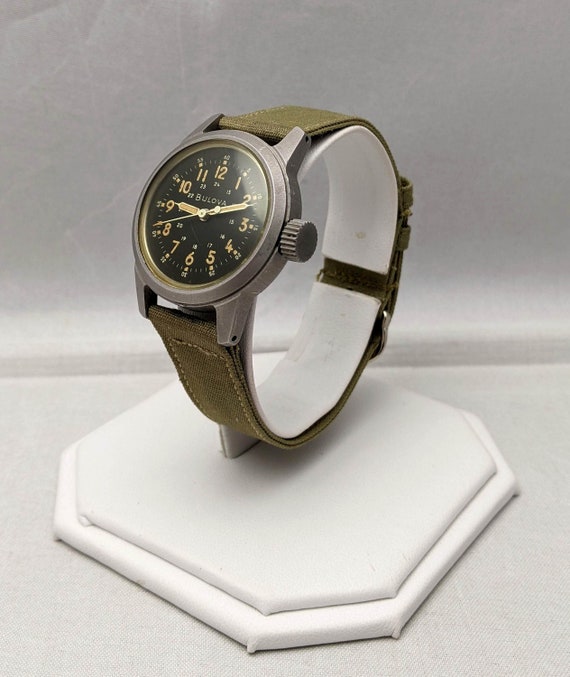 1958 Bulova Military Issue A-17A Hacking Watch - Gem