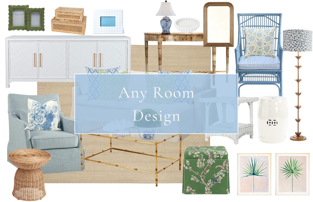 Custom Virtual Interior E-design Any Room - Interior Design - Mood ...