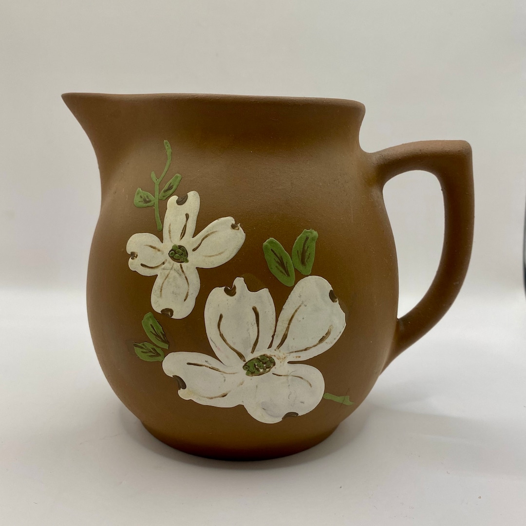 Vintage Pigeon Forge Pottery Dogwood Pitcher - Etsy