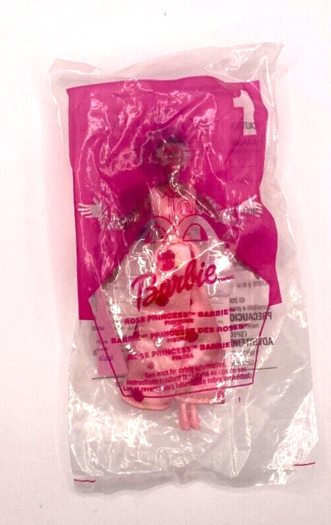 2001 Mcdonald's Happy Meal "rose Princess" BARBIE Figurine - Etsy