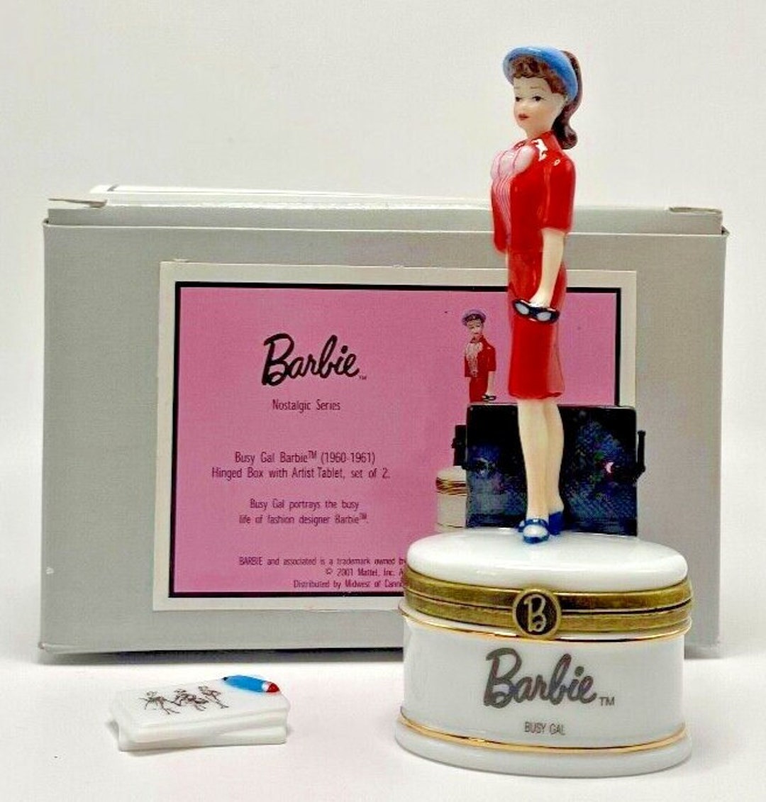 Midwest of Cannon Falls PHB busy Gal Barbie With Artist Tablet - Etsy