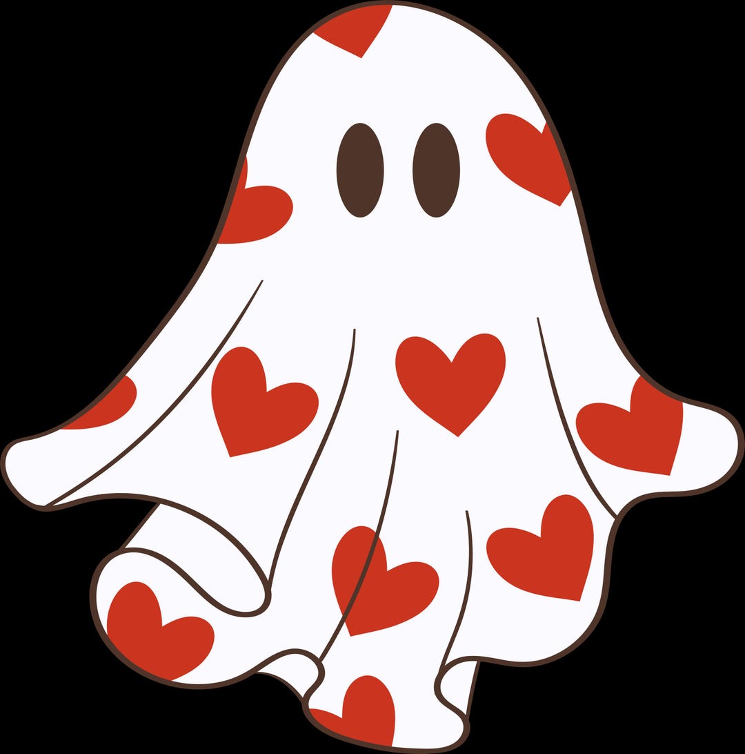 PNG - Hearty Ghost - Etsy