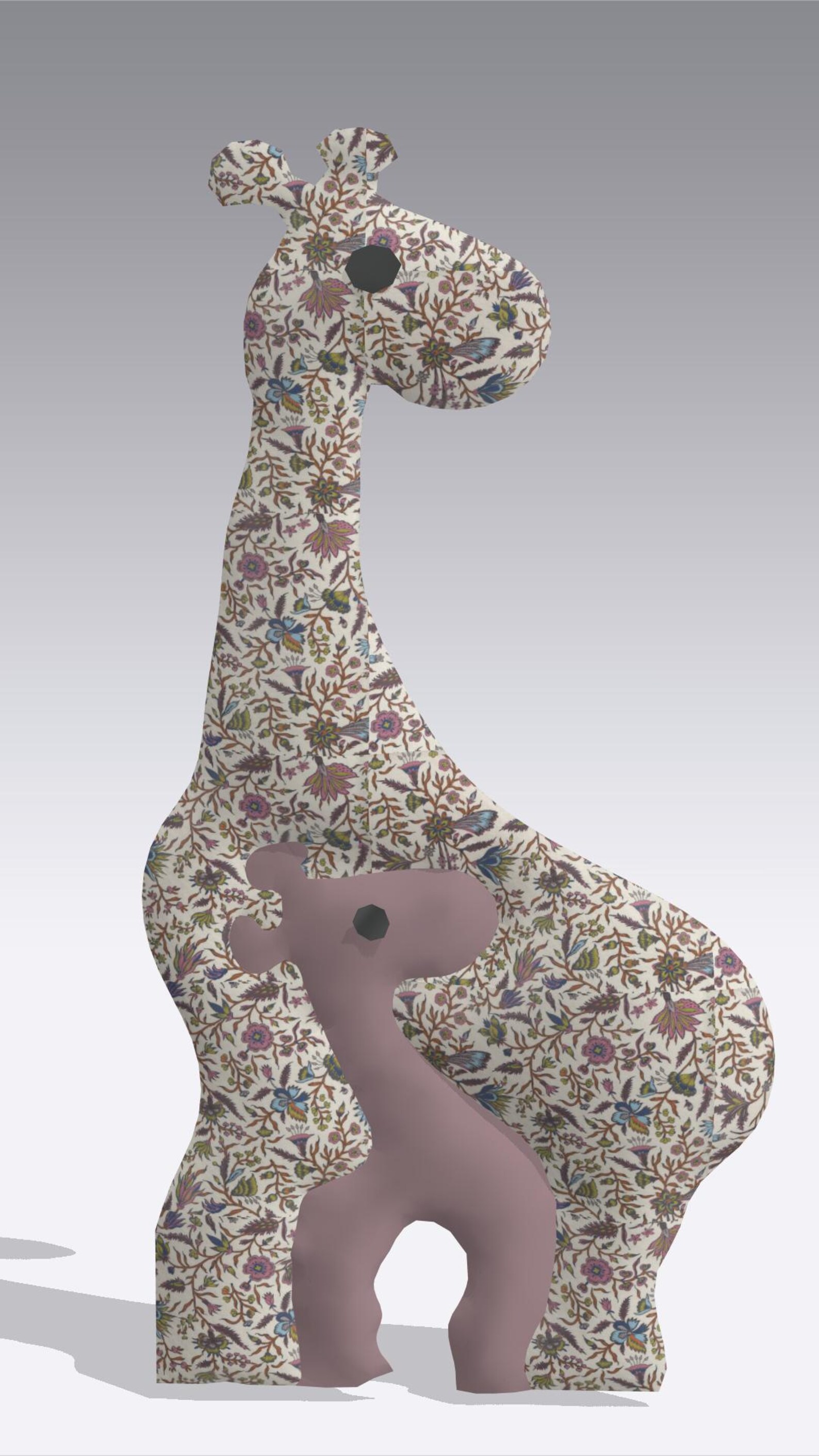 Giraffe Pattern, Digital Pdf Sewing Pattern, Soft Toy Pattern, Soft ...