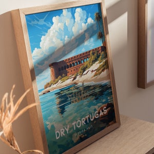 Dry Tortugas National Park, Florida Keys Framed Wall Art Tortuga Fort ...