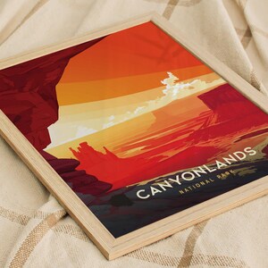 Canyonlands National Park, Utah Poster - Majestic Canyons & Plateaus ...
