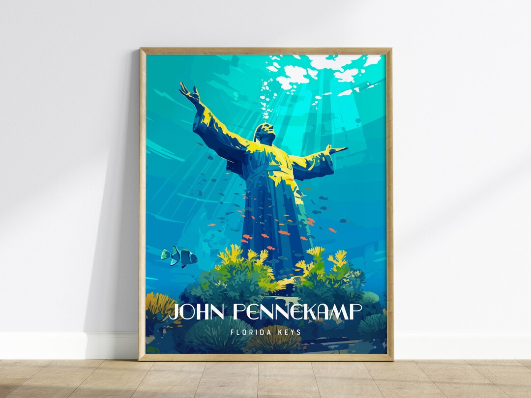 John Pennekamp Coral Reef Park, Florida Keys Key Largo encadrée art ...