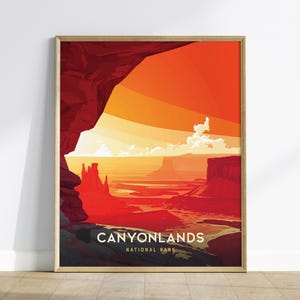 Canyonlands National Park, Utah Poster - Majestic Canyons & Plateaus ...