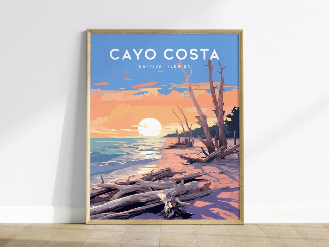 Cayo Costa State Park, Captiva, Florida Framed Wall Art - Sanibel Boca ...