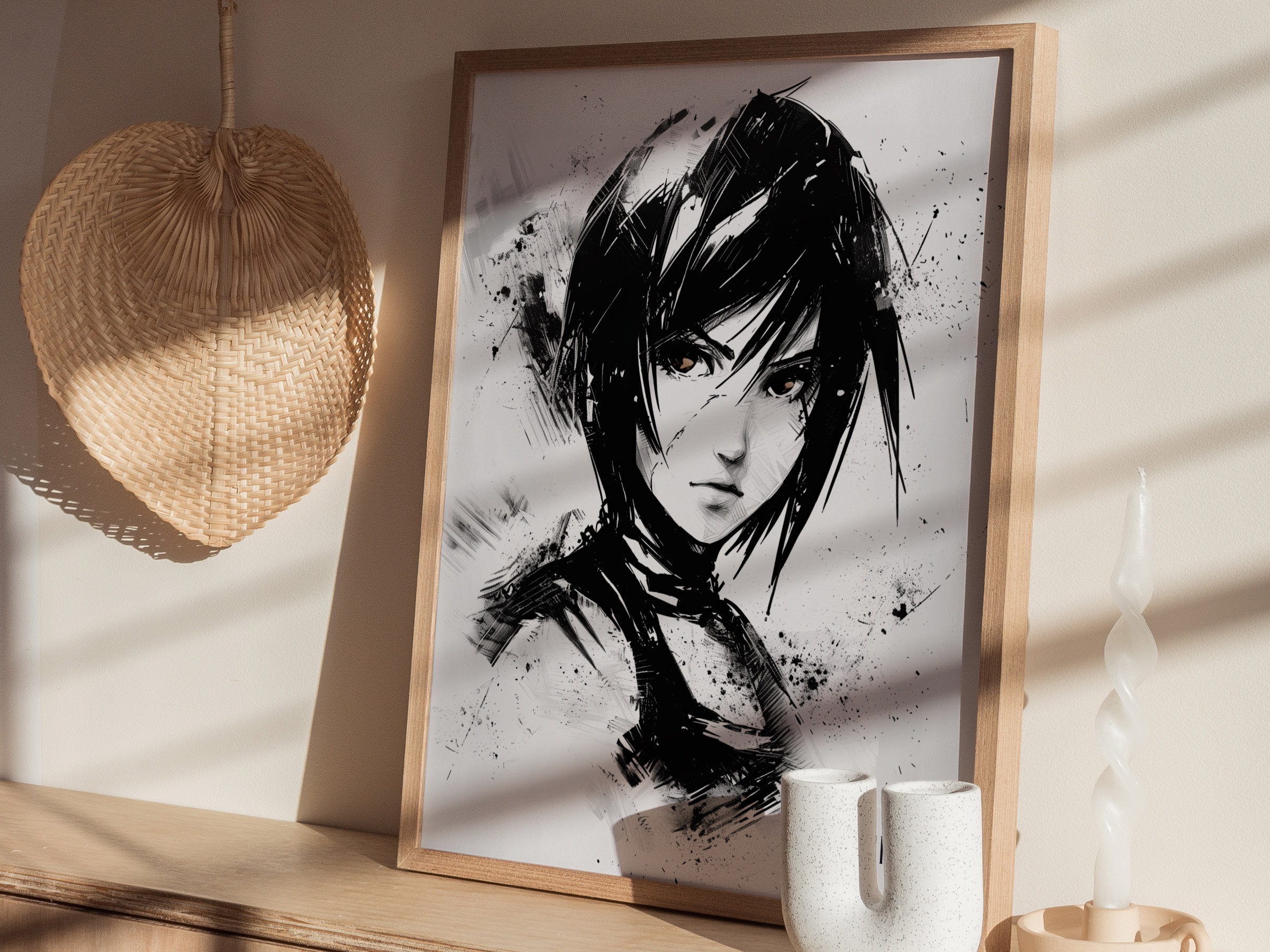 Yuffie Final Fantasy VII Framed Wall Art Limited Edition Print, FF7 ...