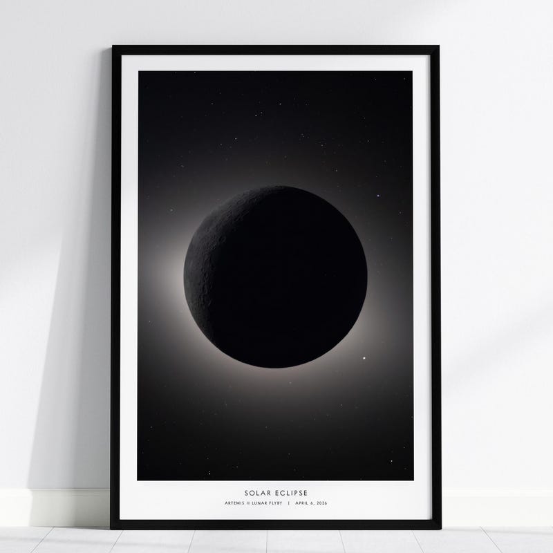 Dark Eclipse Wall Art - Etsy