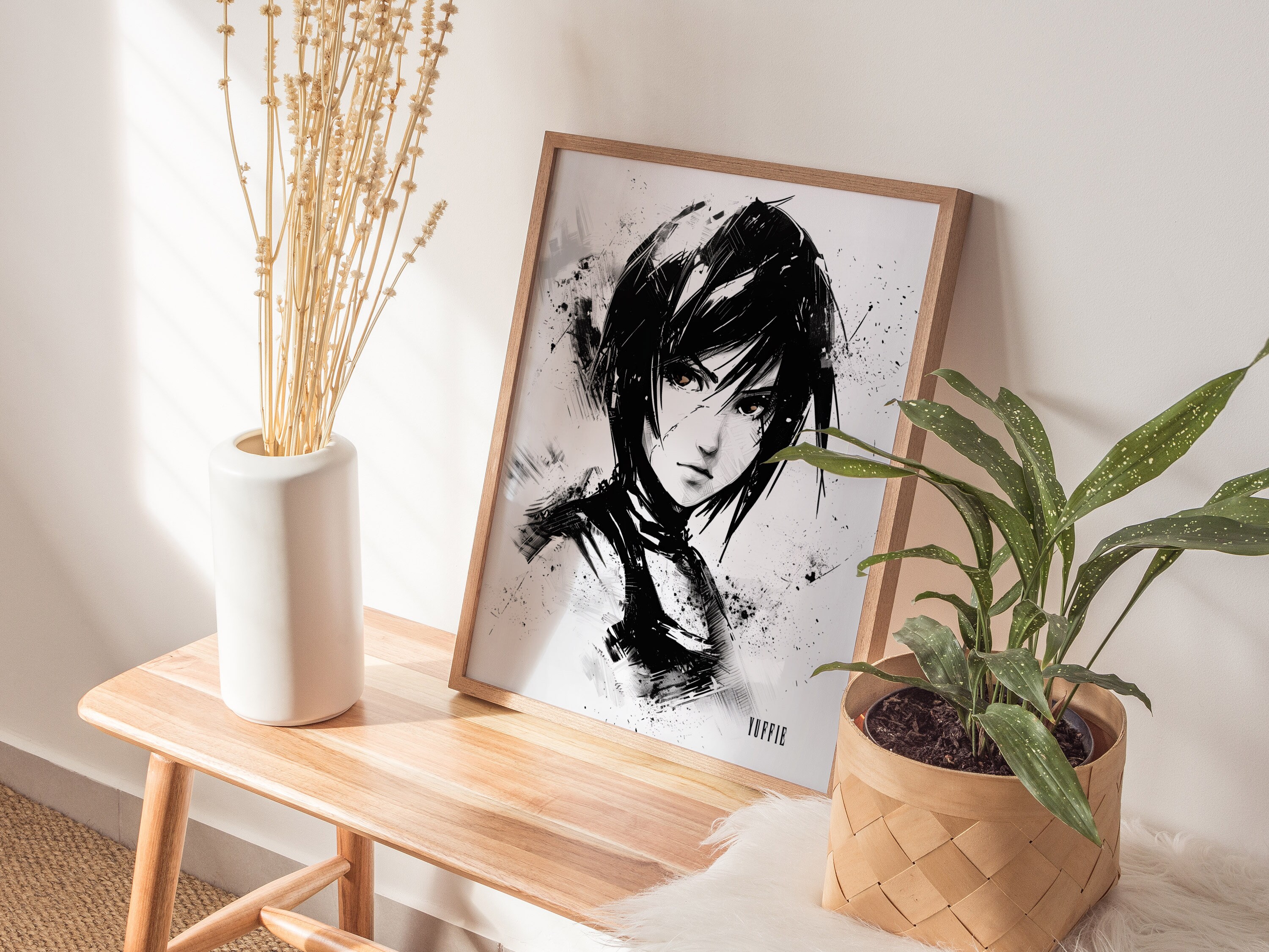 Yuffie Final Fantasy VII Framed Wall Art Limited Edition Print, FF7 ...