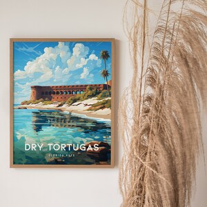 Dry Tortugas National Park, Florida Keys Framed Wall Art Tortuga Fort ...