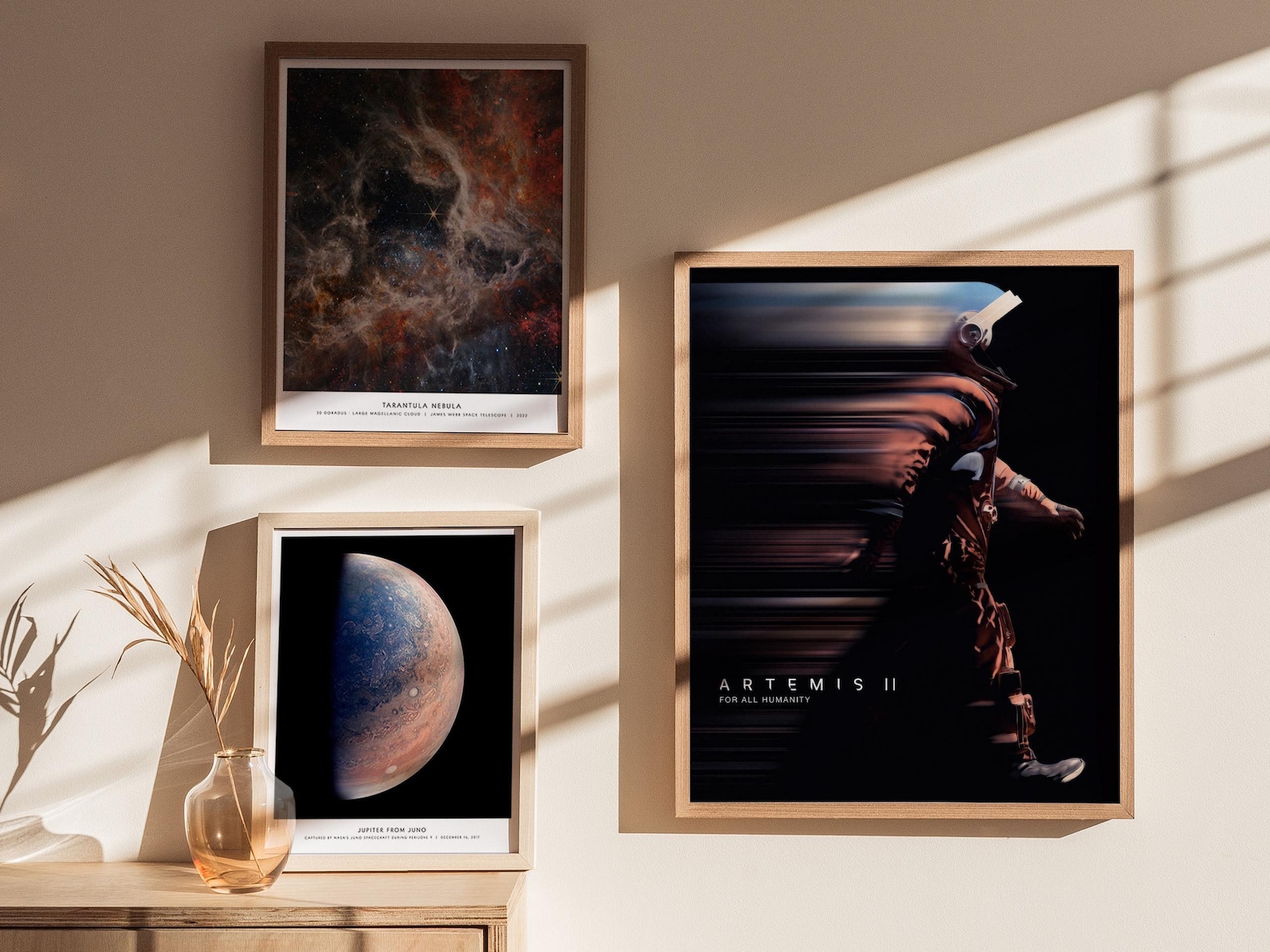 Artemis II Space Mission Poster: NASA Astronaut Art Print, Framed or ...