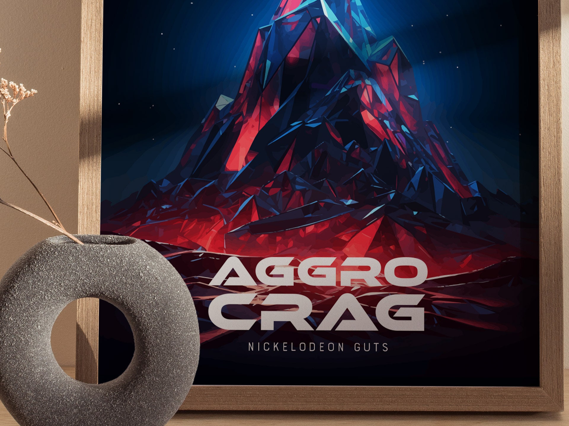 Nickelodeon Guts Aggro Crag Framed Wall Art 90s Nick Fan Nostalgia ...