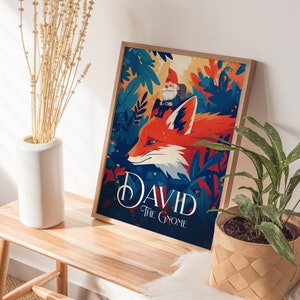 David the Gnome, 80s Nostalgia, Framed Wall Art Cute Classic Cartoon TV ...