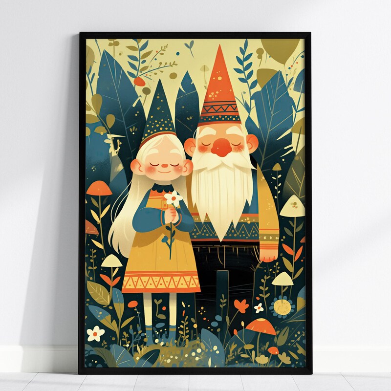Gnome Poster - Etsy